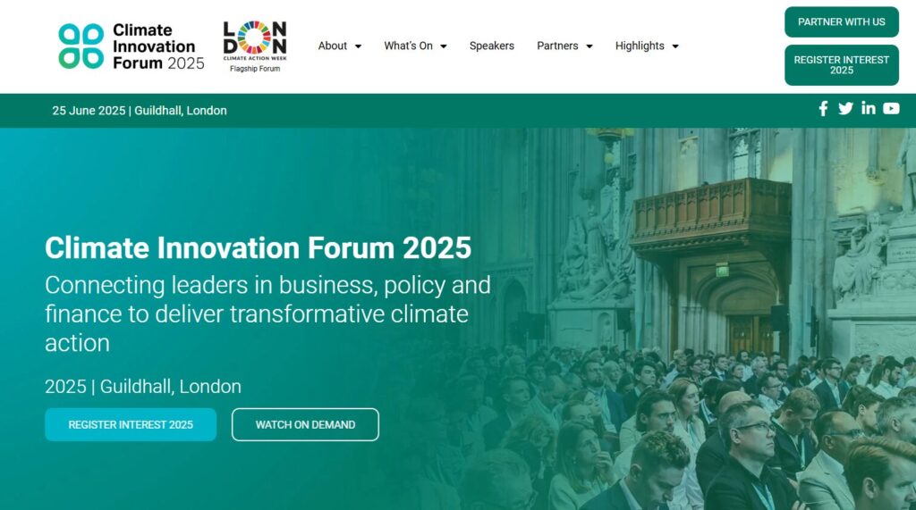 51 Climate Tech Conferences & Events [2025 Worldwide Review]